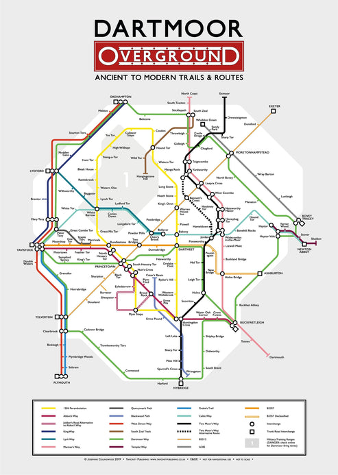 Dartmoor Overground Poster – MAKE Southwest